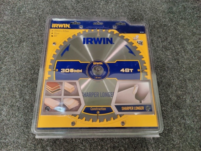 1 pc Saw blade Irwin Construction 305 mm 30 mm 48T - PS Auction - We ...