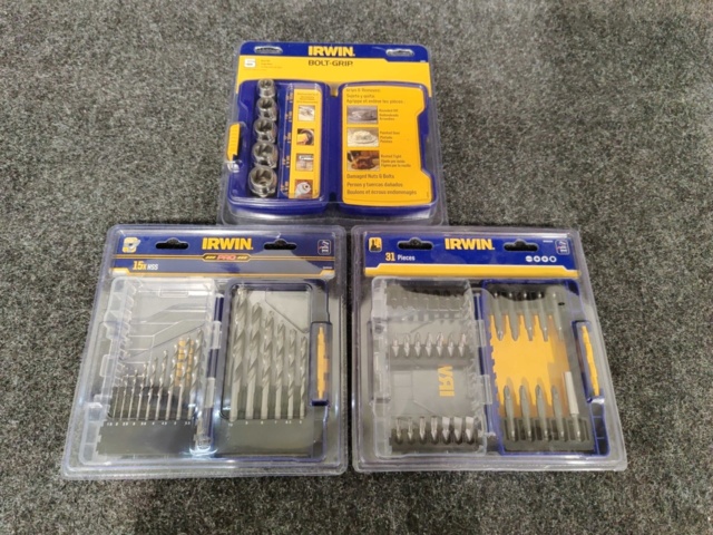 Drill set, bit set and socket set Irwin - PS Auction - We value the ...