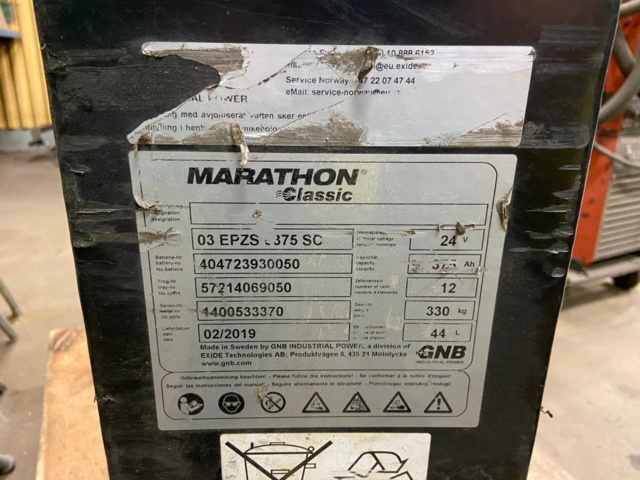 Truck battery Marathon Classic 24v/375Ah -2019 - PS Auction - We value ...