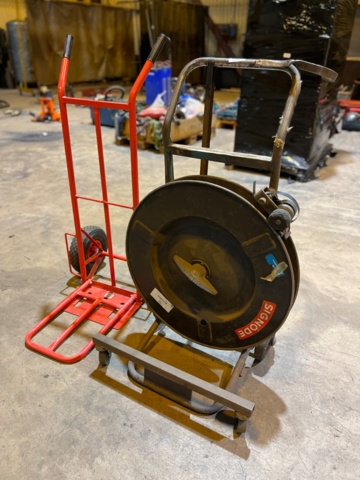 Manual belt machine and sack cart - PS Auction - We value the future ...