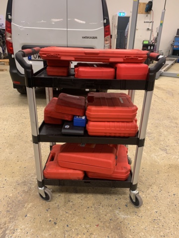 Workshop trolley with 15 tool sets from Biltema - PS Auction - We value ...
