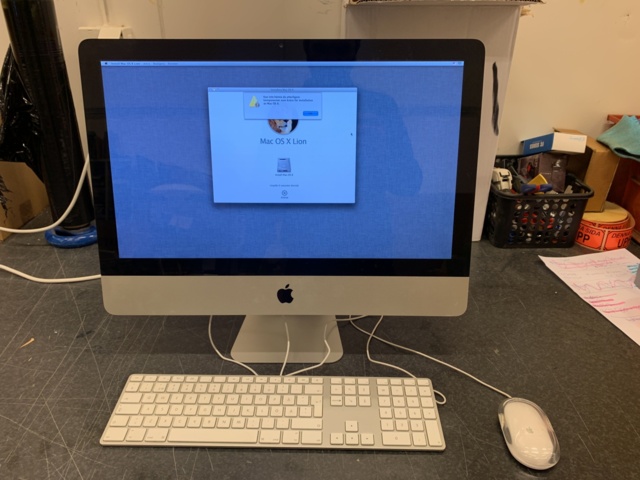 Stationär dator Apple iMac 21,5” (mitten 2011) - Auktioner online ...