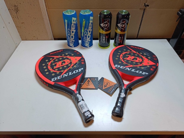 Two Dunlop Rocket padel rackets - PS Auction - We value the future ...