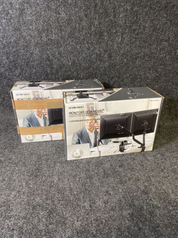 2 table-mounted mounts for screens 17 - 32" - PS Auction - We value the ...