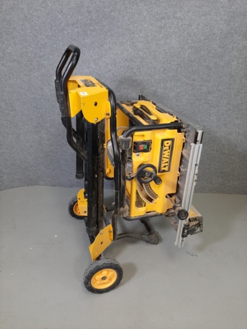 Table saw & transport stand, DeWalt DW745-QS & DWE74911-XJ - PS Auction ...