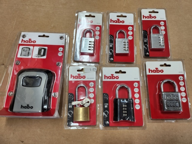 6 padlocks + key cabinet from Habo - Shipping included (L23) - PS ...