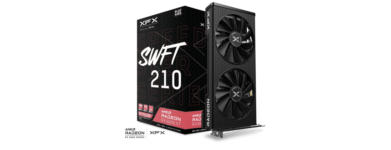 Graphics card XFX Radeon RX 6600 XT Speedster SWFT 210 8GB - PS Auction ...