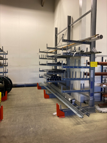 Pipe rack, single & double rack, disassembled and ready for collection ...