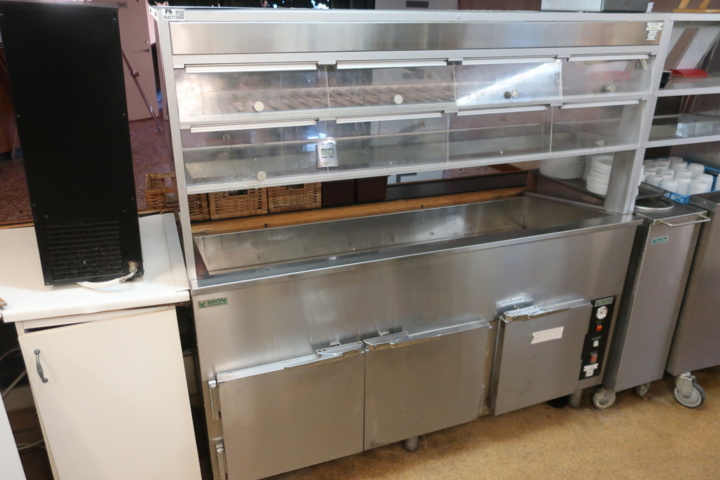 Serving fridge/display fridge with superstructure, Dacona. - PS Auction ...