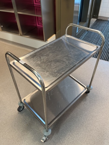Stainless steel shelf trolley - PS Auction - We value the future ...