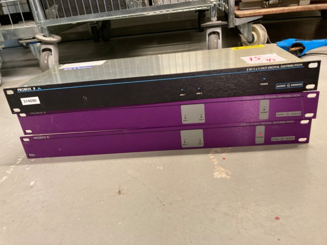 Audio Design Probox 8 2 In 2 x 5 Out Digital Distribution x 3 - PS ...