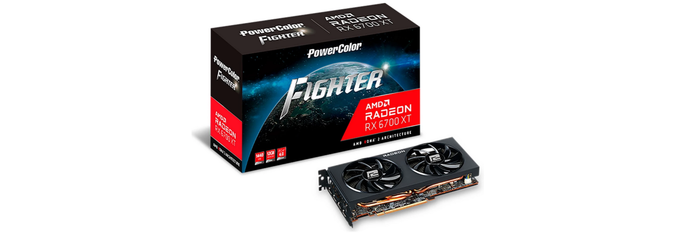 Graphics card Powercolor Radeon RX 6700 XT 12GB FIGHTER - PS Auction ...