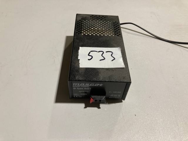 Mascot Type 8421 5-15V DC virtalähde - Ei pohjahintaa - PS Auction - We ...