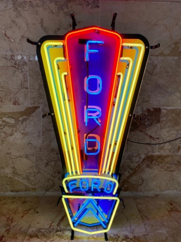 New Ford neon sign - PS Auction - We value the future - Largest in net ...