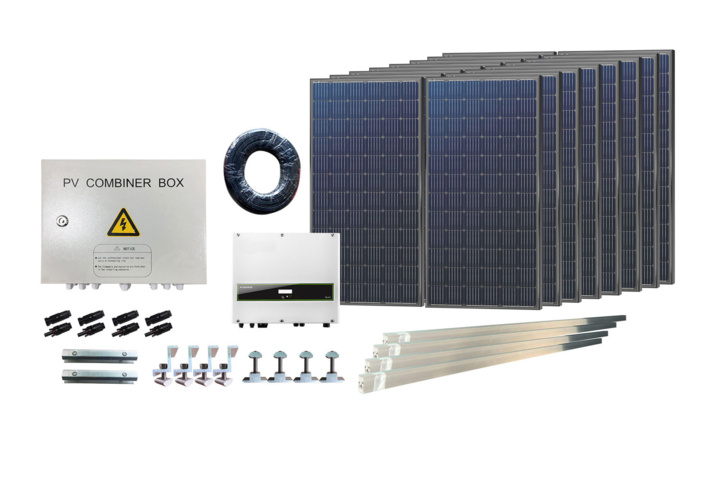 Solar cell package 5.33KW On-grid ready for installation Free shipping ...