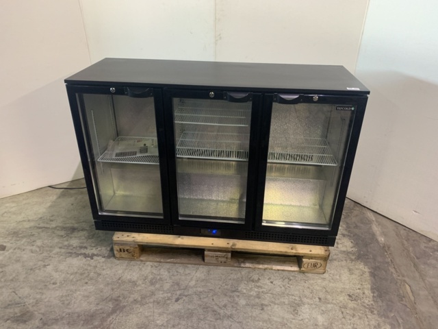 Tefcold bar fridge 3 doors, , New condition! 2022 - PS Auction - We ...