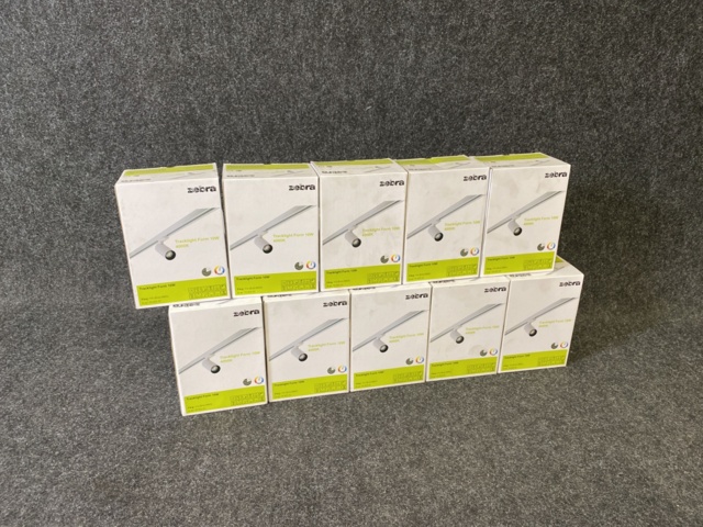 10 pcs Spotlight Zebra tracklight white 10W 950lm - PS Auction - We ...