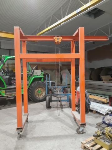 Mobile traverse, max 1000kg - PS Auction - We value the future ...