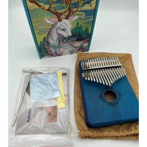 Kalimba Blue 17 keys - PS Auction - We value the future - Largest in ...