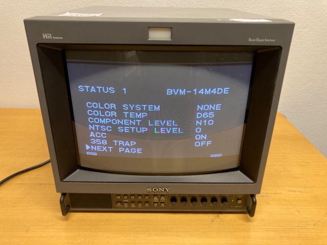 Sony BVM14M4DE monitori - PS Auction - We value the future - Largest in ...