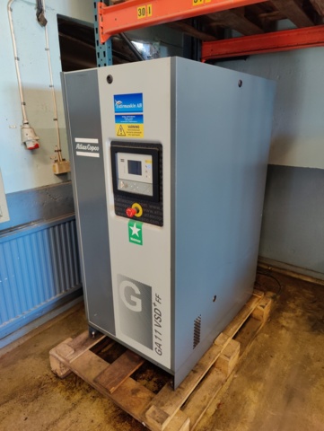 Screw compressor Atlas Copco GA11VSD+ FF - PS Auction - We value the ...