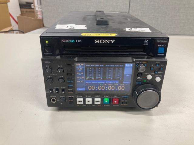 Sony PDW-HD1500 XDCAM HD Professional Disc Recorder - PS Auction - We ...