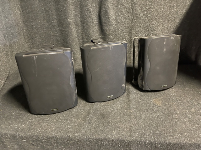 3 pcs JB systems K-80 Black Black Minibox passive speakers - PS Auction ...