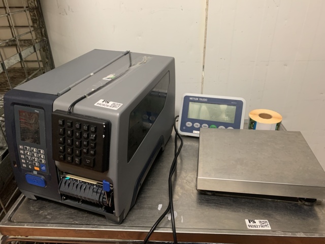 Industrial scale with label printer Mettler Toledo, Intermec - PS ...
