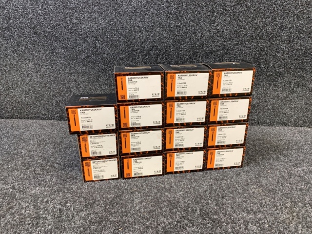 Assortment of frame sleeve screw & concrete screw VSB - PS Auction - We ...