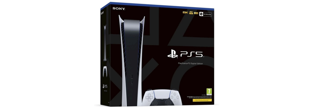 Sony PlayStation 5 Digital Edition (C-Chassis), 825 GB SSD - PS Auction ...