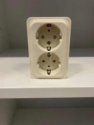 Electrical outlet - 2-way, surface-mounted (50 pcs.) - PS Auction - We ...