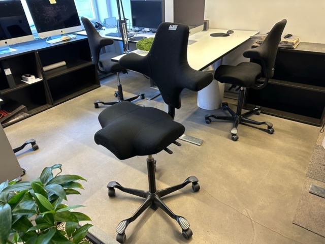 Office chair Capisco HÅG, with extra high gas column - PS Auction - We ...