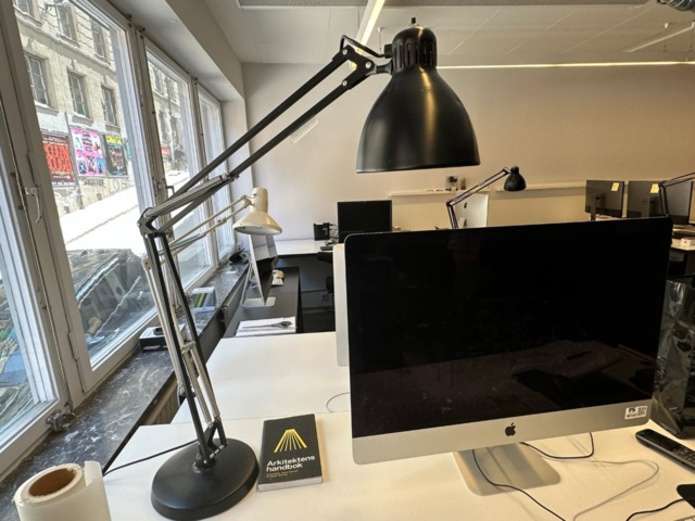 Desk lamp/architect lamp L-1 Luxo with table base - PS Auction - We ...