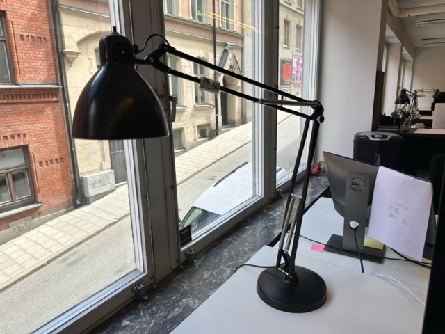 Desk lamp/architect lamp L-1 Luxo with table base - PS Auction - We ...