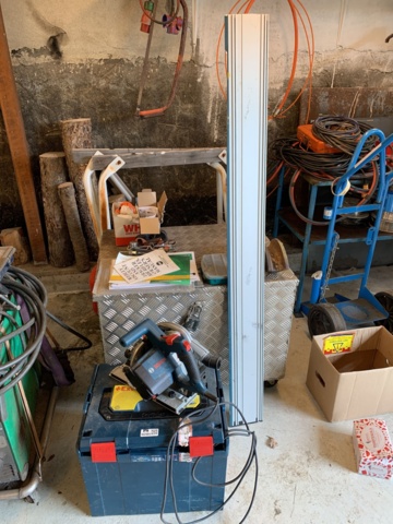 Plunge saw Bosch GKT 55 GCE with rail - PS Auction - We value the ...