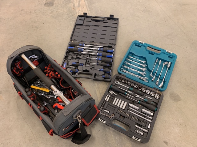 Kamasa-Tools socket wrench set, KS Tool chisel set, tool bag - PS ...