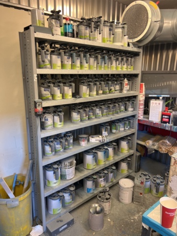 Color mixing room with computer and scale and - PS Auction - We value ...