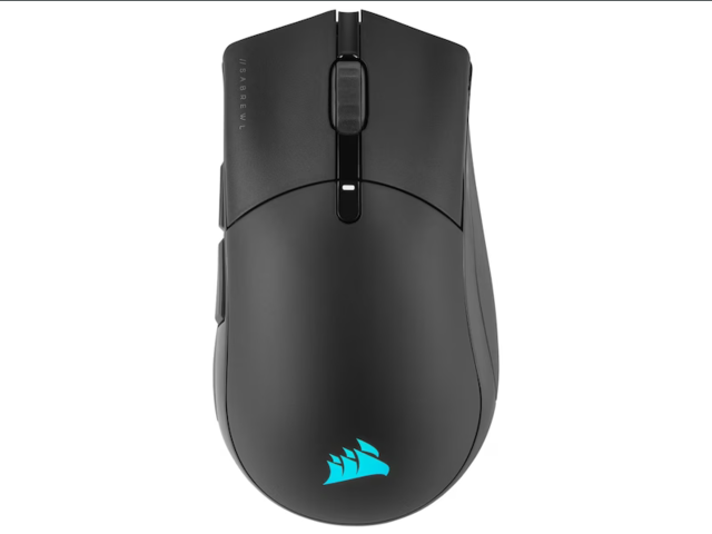Corsair Saber RGB Pro Champion Series Wireless Gaming Mouse (Black ...