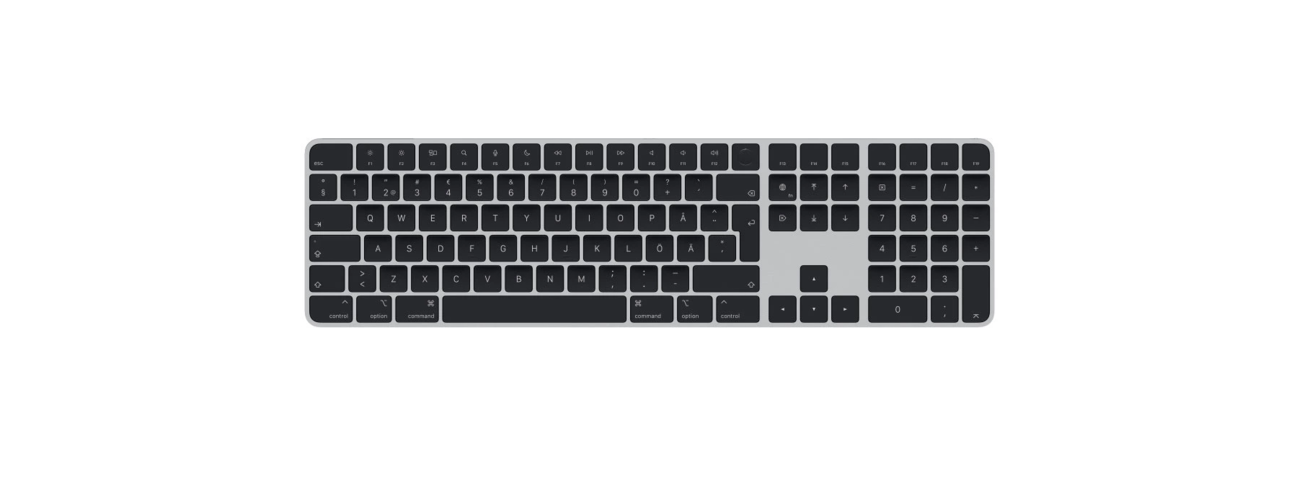 Apple Magic Keyboard with Touch ID and Numeric Keypad for - Swedish ...