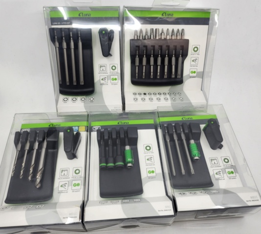5 pcs Luna Go bit sets, SB1, MB1C, MD1C, MB11C, MN1 - Shipping included ...