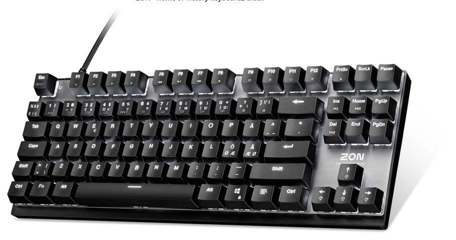 Gaming keyboard ZON - Home of Victory keyboard2 black - PS Auction - We ...