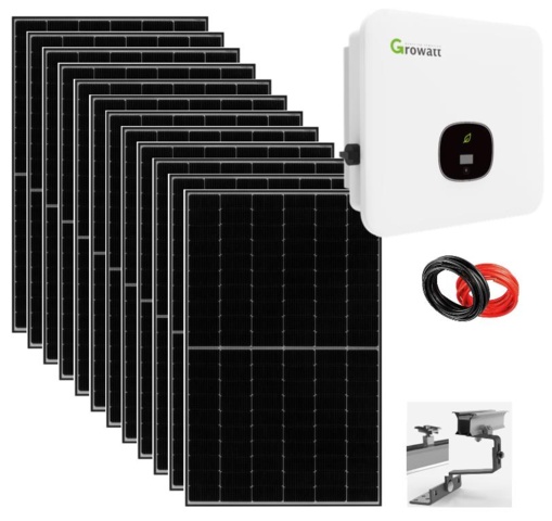 Solar cell package 5 kW Hybrid Growatt/ Austa/ Isotec - PS Auction - We ...