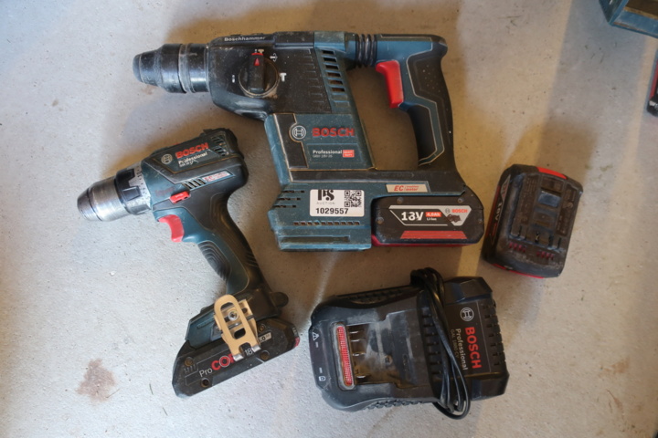 Hammer drill and screwdriver, Bosch PRO GBH 18V-26 / GSR 18V - PS ...