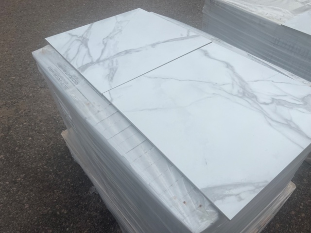 Spanish granite ceramic Carrara Marble 100 square meters matt, 60x60 cm ...