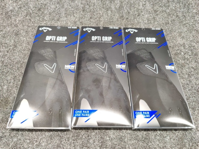 3-pack Golfhandskar Callaway GL CG Opti Grip 19 BLK 2PK MS - Auktioner ...