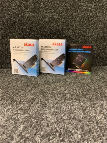 3 pc PCIe adapter card Akasa - PS Auction - We value the future ...