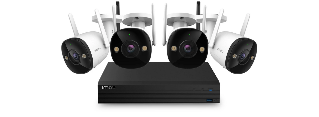 Surveillance system with base station & four cameras IMOU CCTV Kit 4 ...