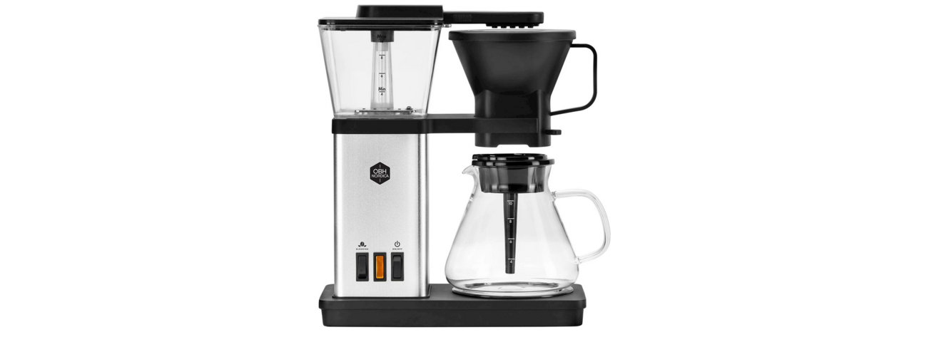 Coffee maker OBH Nordica Blooming Silver coffee maker - PS Auction - We ...