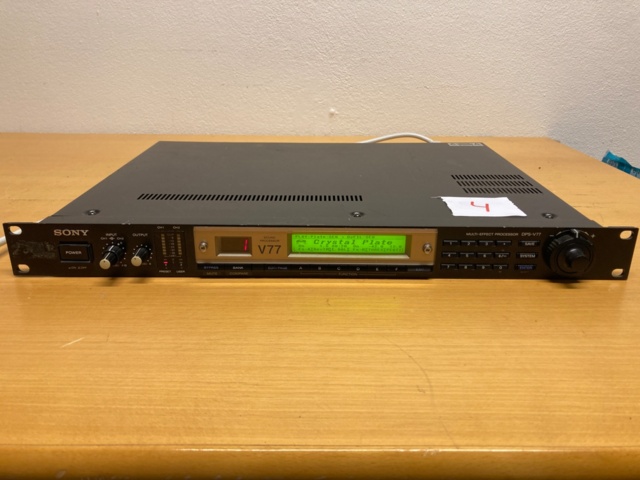 Sony DPS-V77 Multi-Effect Processor - PS Auction - We value the future ...
