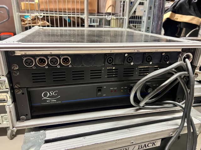 QSC mx 1500a Professional Stereo Amplifier - PS Auction - We value the ...